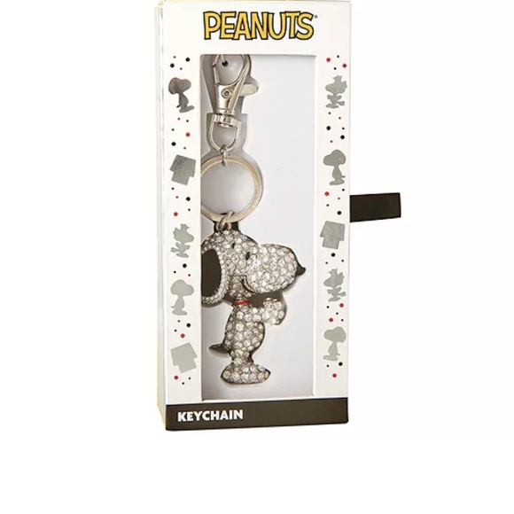 Peanuts | Accessories | Peanuts Snoopy Crystal Keychain | Poshmark